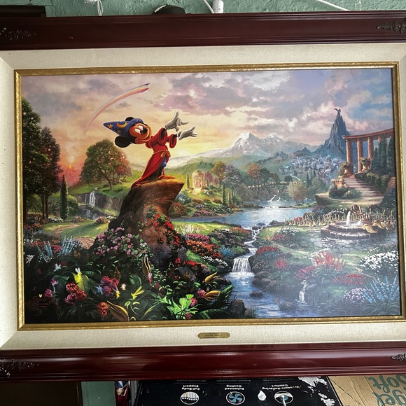Thomas Kinkade | Art | Thomas Kincade Painting Fantasia | Poshmark